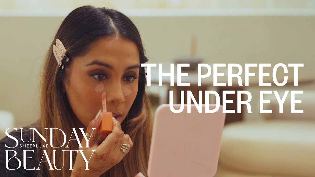How To Achieve The Perfect Under Eye | SheerLuxe Sunday Beauty - YouTube