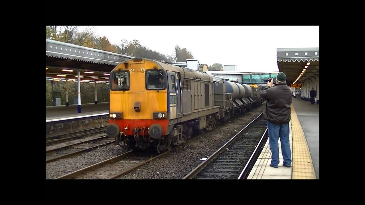 DRS Class 20303 & 20312 RHTT - Sheffield 10/11/12 - YouTube