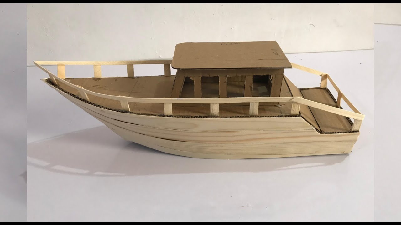 Cardboard Boat | Small Boat Of Cardboard | How To Make Cardboard Boat ...