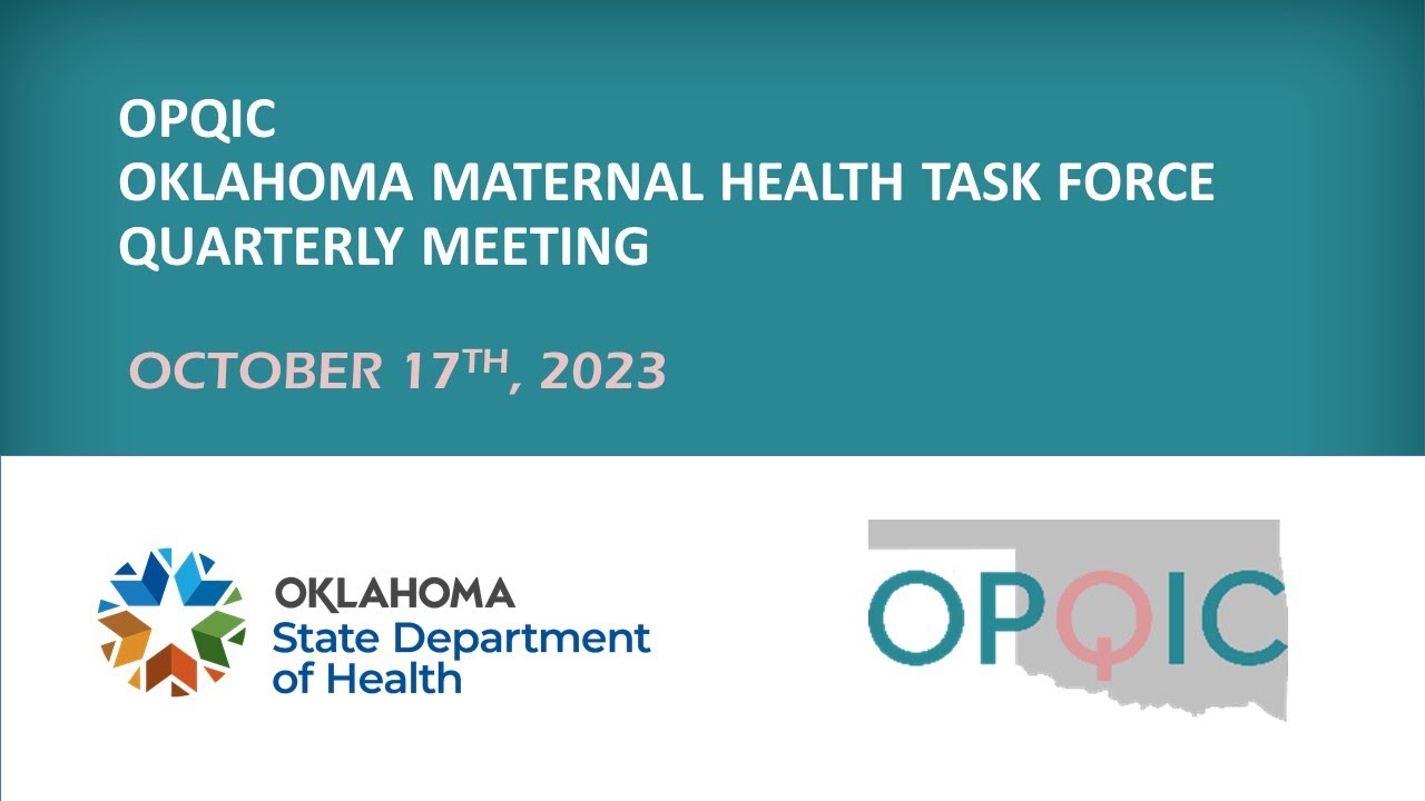 OPQIC/MHTF Quarterly Meeting | October 17, 2023 - YouTube