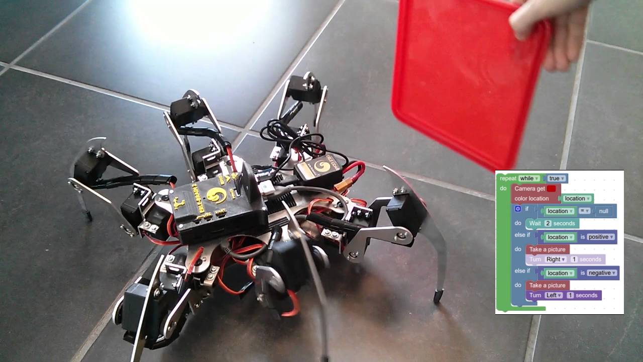 Camera color detection block - YouTube