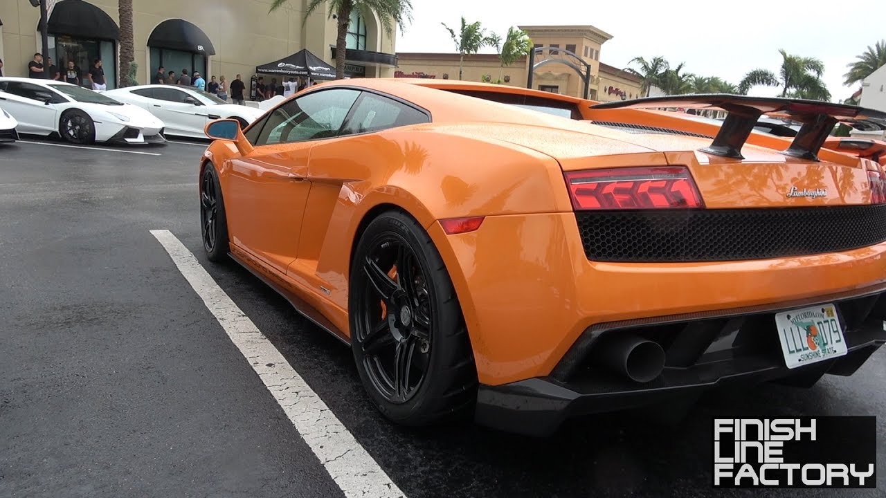 Incredible Exotic Rally w/ Police Escort to Hard Rock Hotel from ...