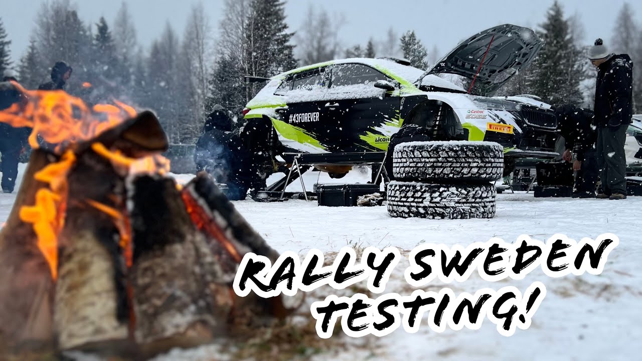 Sideways + snow = must be Rally Sweden time! ️ - YouTube
