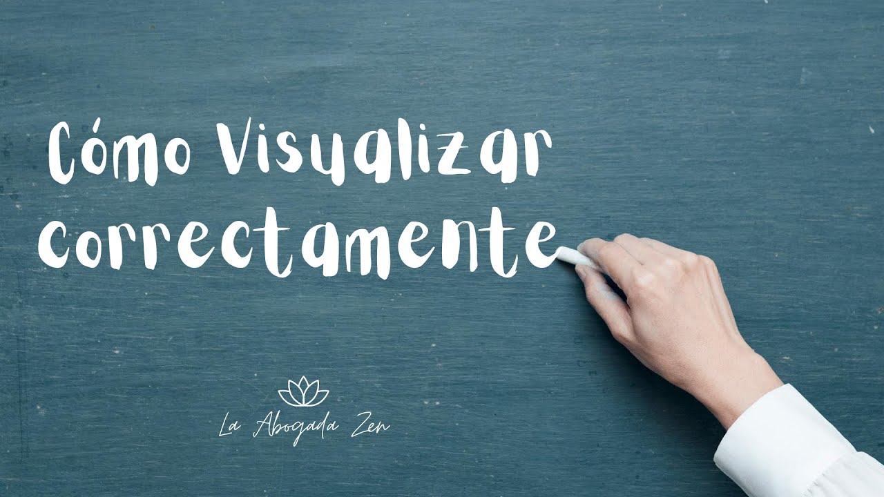 CÓMO VISUALIZAR CORRECTAMENTE - YouTube