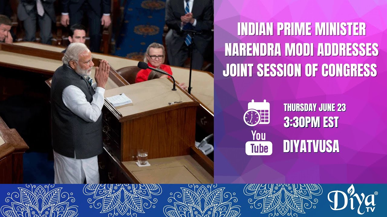 Indian Prime Minister Modi addresses joint session of Congress | Diya ...
