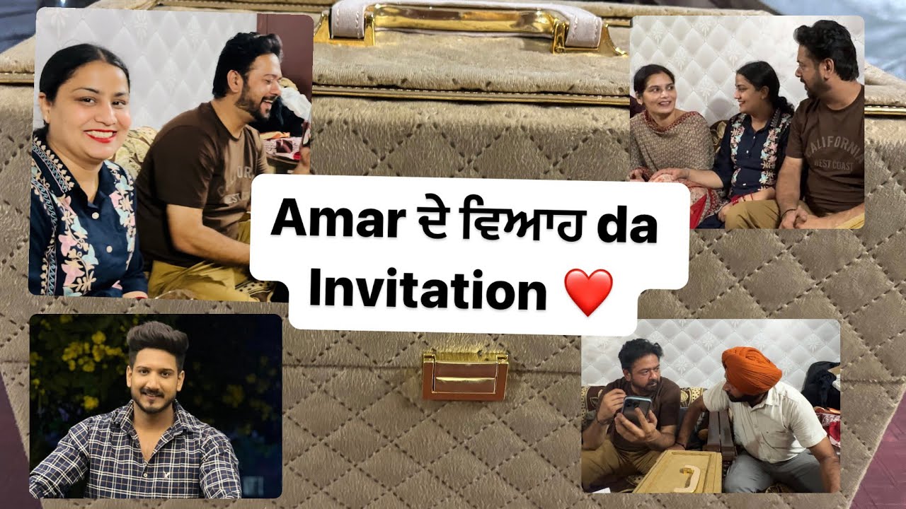Sade veere da ਵਿਆਹ ️ | Aa gya ਜੀ Invitation 💌 | Dev Mindo | Official ...
