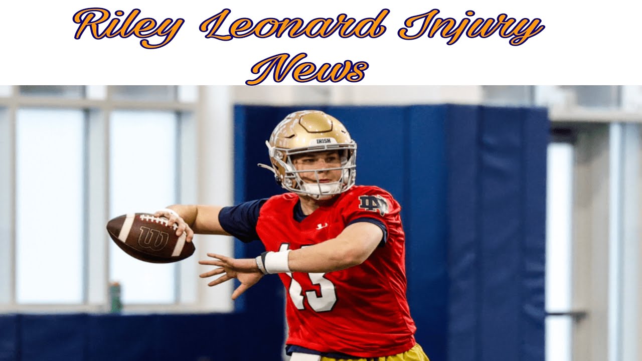 Notre Dame Quarterback Riley Leonard to miss Spring Practice - YouTube