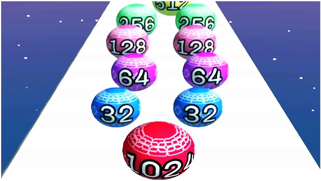 Run Merge Ball 2048 - Gameplay Walkthrough - Levels 21-31 (update ver 1 ...