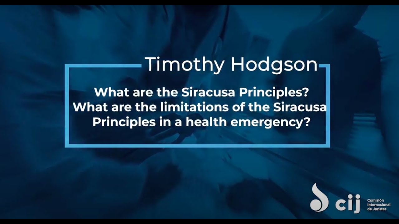 Siracusa Principles - YouTube