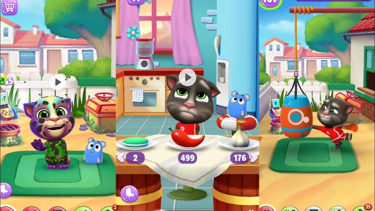 my talking tom 2 game play video #youtubevideo #mytalkingtom2gaming #challenge - YouTube