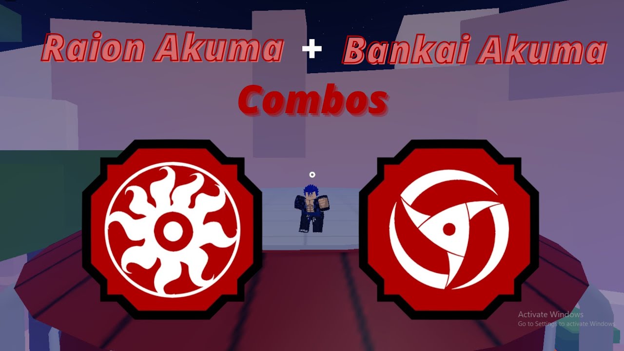 Bankai Akuma and Raion Akuma Combos, and 1v1s | Shindo Life - YouTube