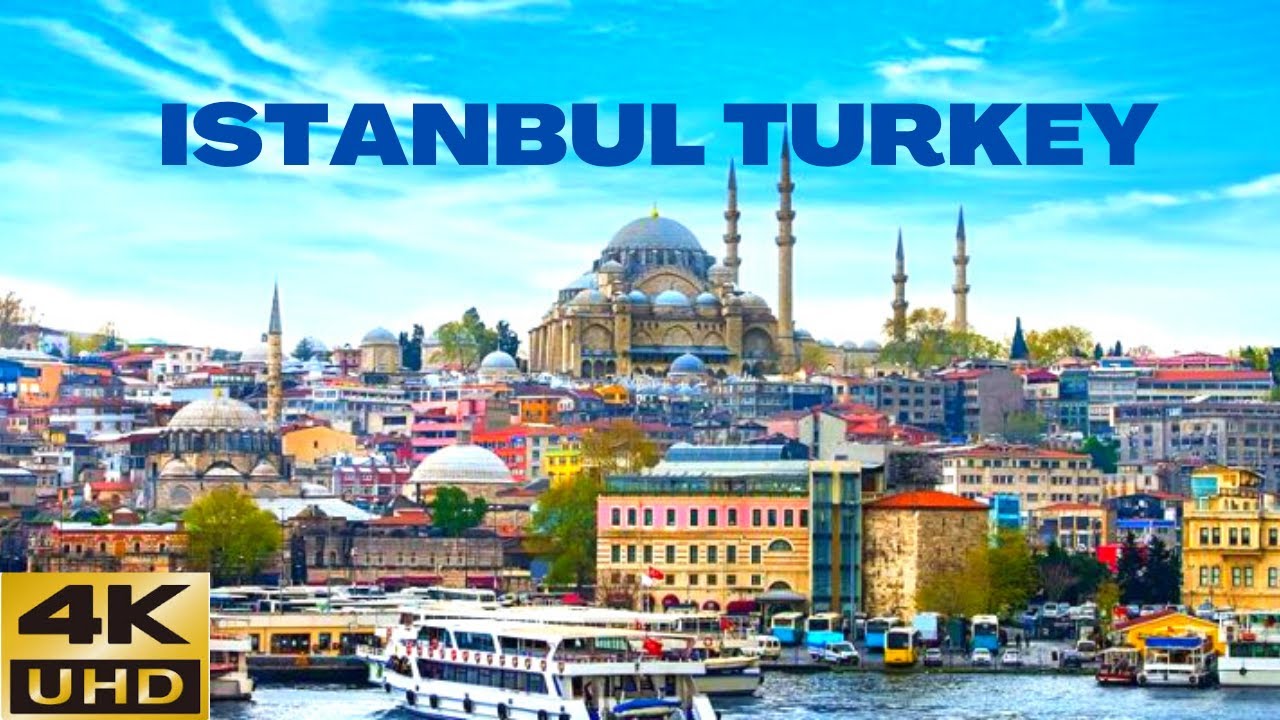 Flying Over Istanbul Turkey - Istanbul City Drone View - YouTube