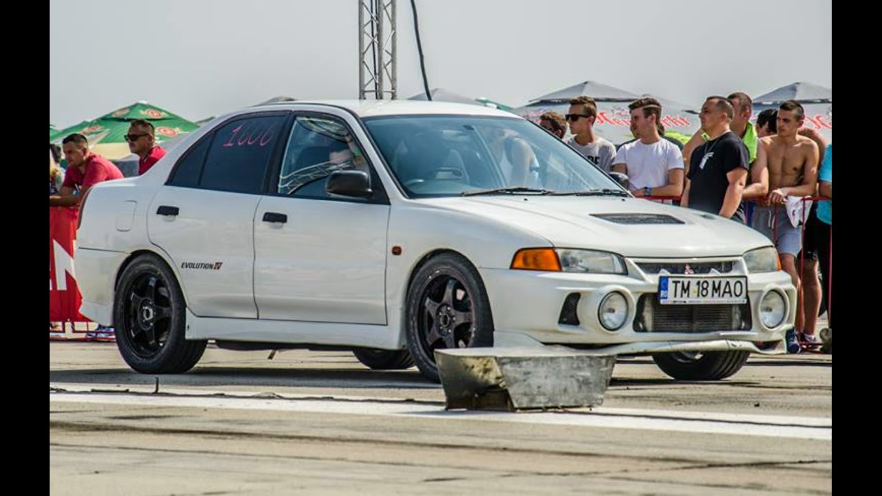 Brutal Start Mitsubishi Lancer Evo 4 vs VW Golf 4 TDI Diesel - Drag ...