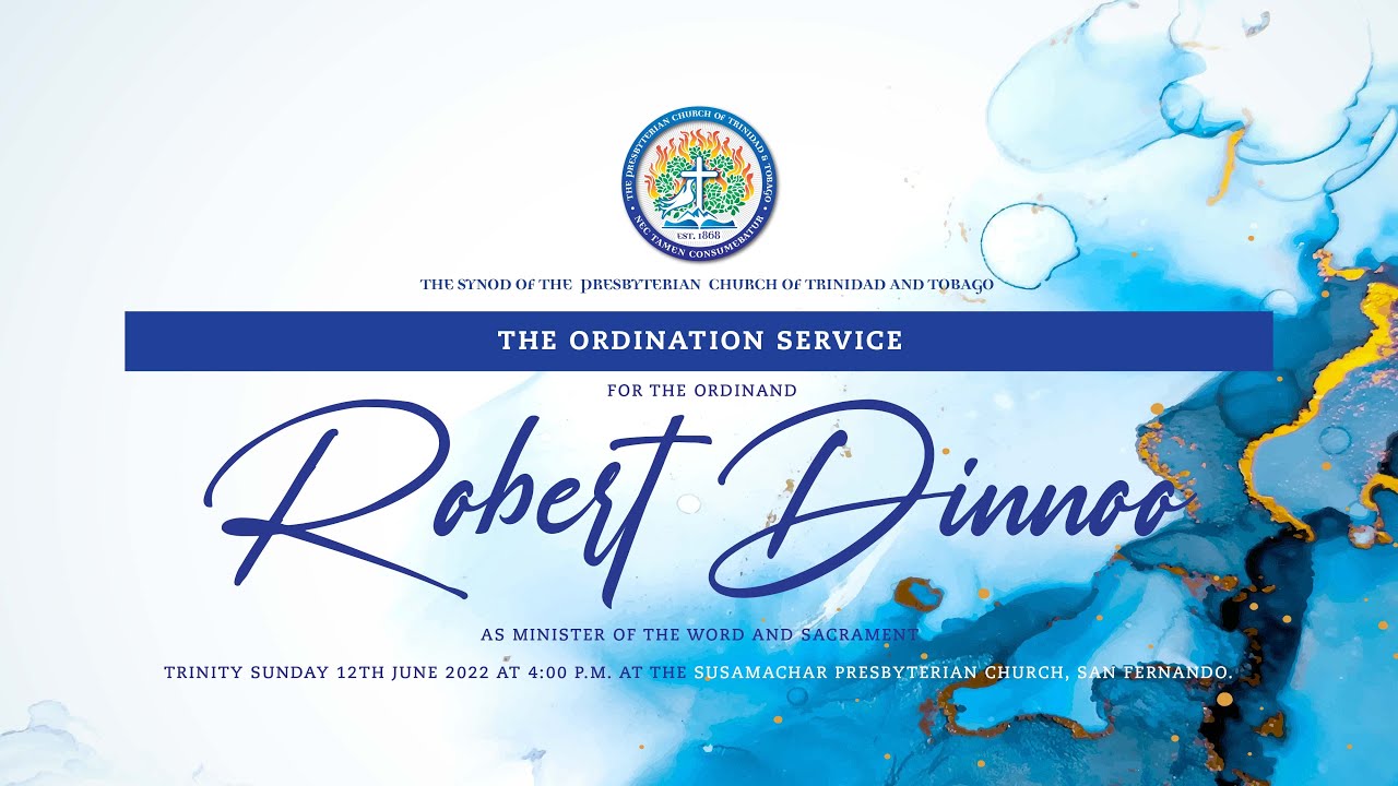 The Ordination Service of Ordinand Robert Dinnoo - YouTube