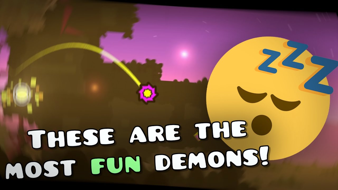 [ASMR] Top 5 most FUN demons in Geometry Dash - YouTube