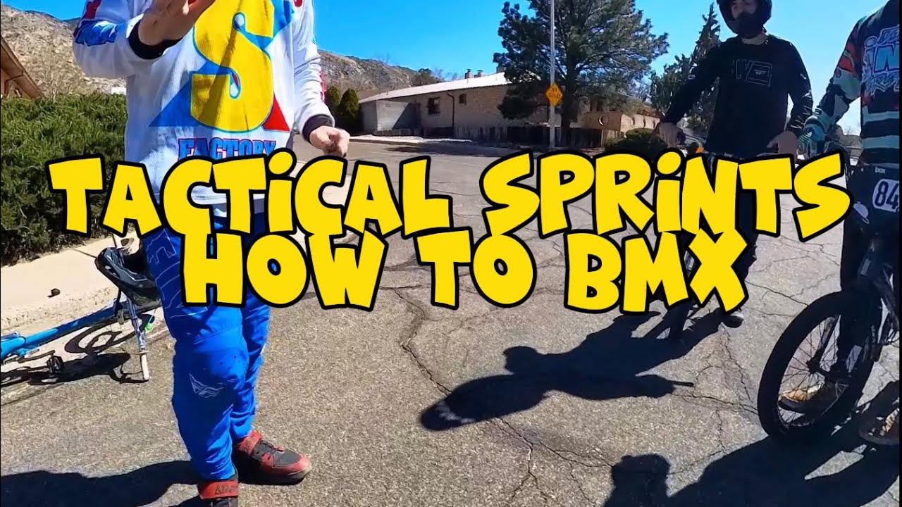 How to do BMX sprints - TACTICAL sprint - YouTube