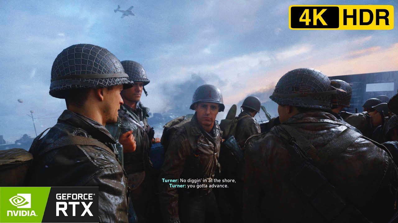 Normandy Landings - D-Day - World War II - RTX 3060 Gameplay [4K HDR ...