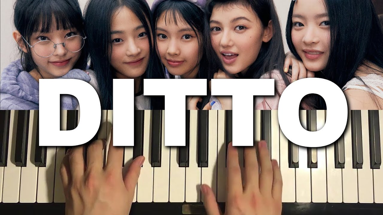 NewJeans - Ditto (Piano Tutorial Lesson) - YouTube