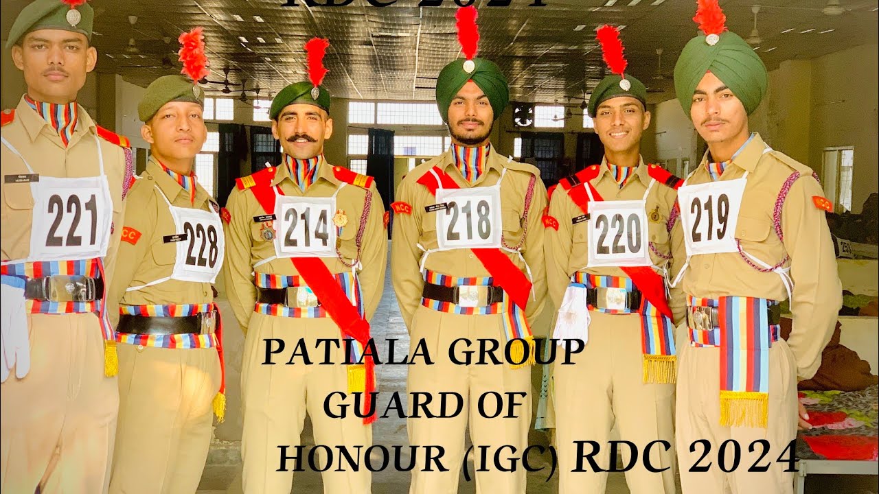 RDC 2024 (IGC) PATIALA GROUP GUARD OF HONOUR 🔥 #rdc #ncc #guard @ADGPIINDIANARMY - YouTube