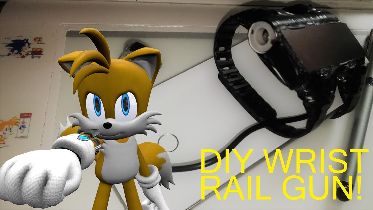 DIY wrist railgun Showcase - YouTube