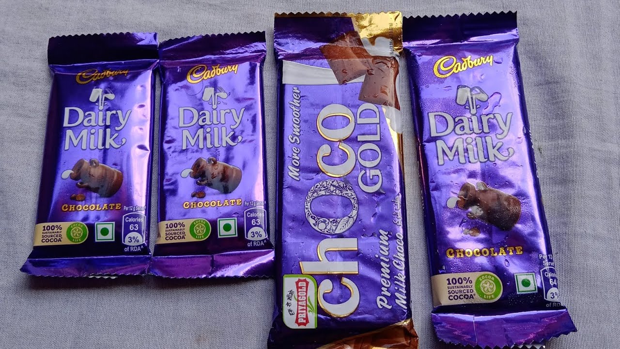 Yummy 😋 Chocolates 🍫 dairy milks vs choco gold show - YouTube