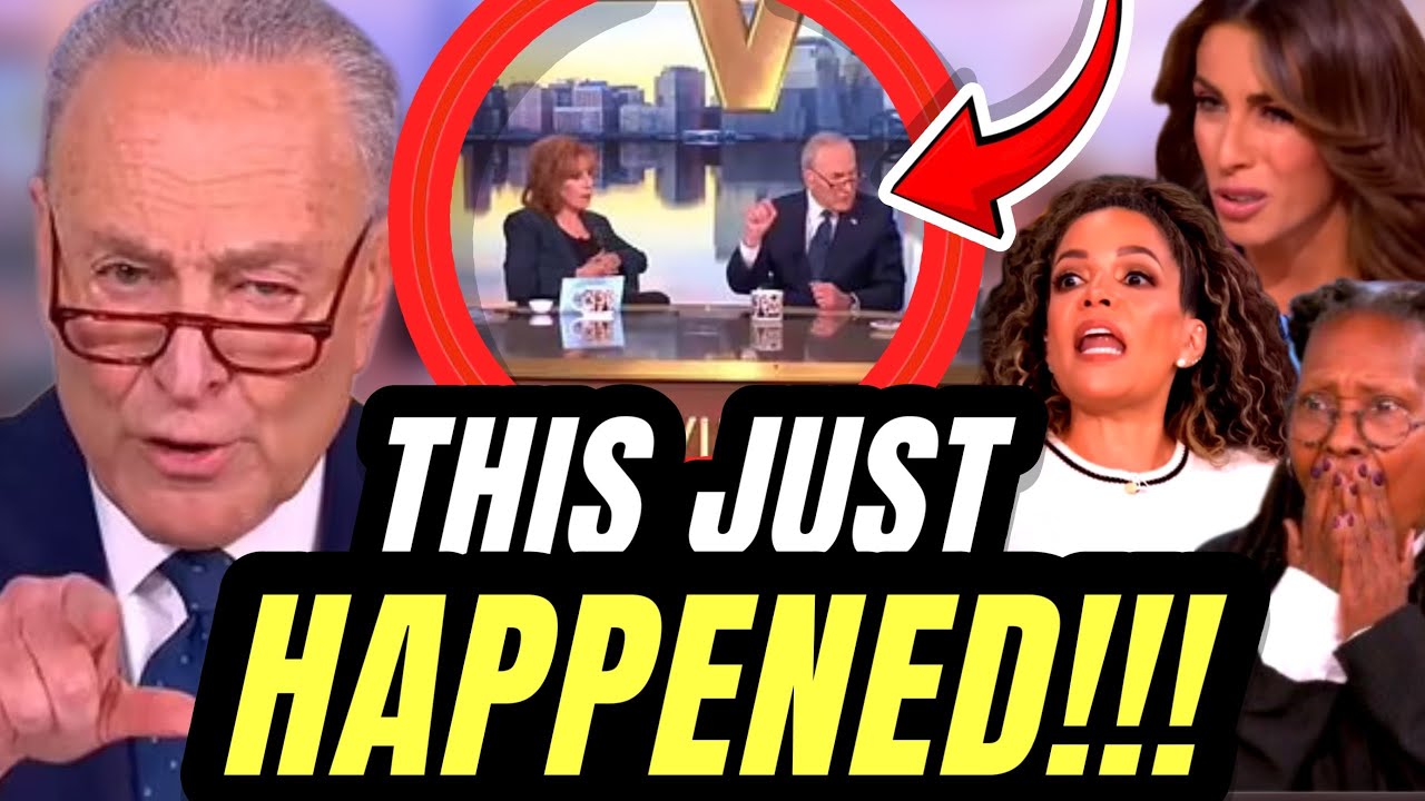 🚨The View ESCORTED Chuck Schumer OFF SET After BOOED BY Audience After ...
