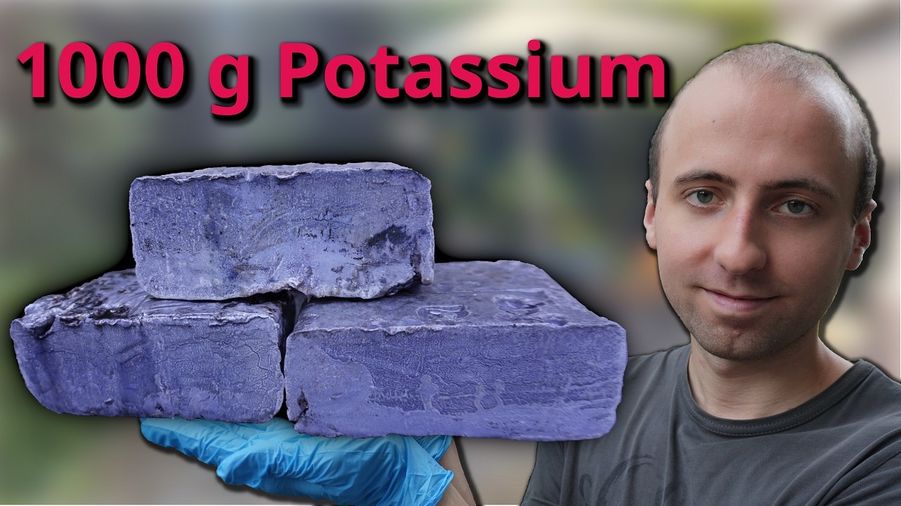 How I Mass Produced Potassium Metal In The Backyard - YouTube