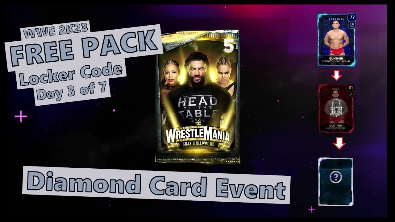 WWE 2K23 My Faction - FREE PACK!! - Locker Code Day Three of Seven ...