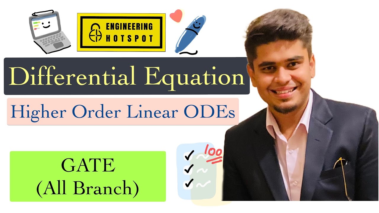 Differential Equation Lec-4 | Higher Order Linear ODEs | GATE (All Branch) by HV Sir - YouTube