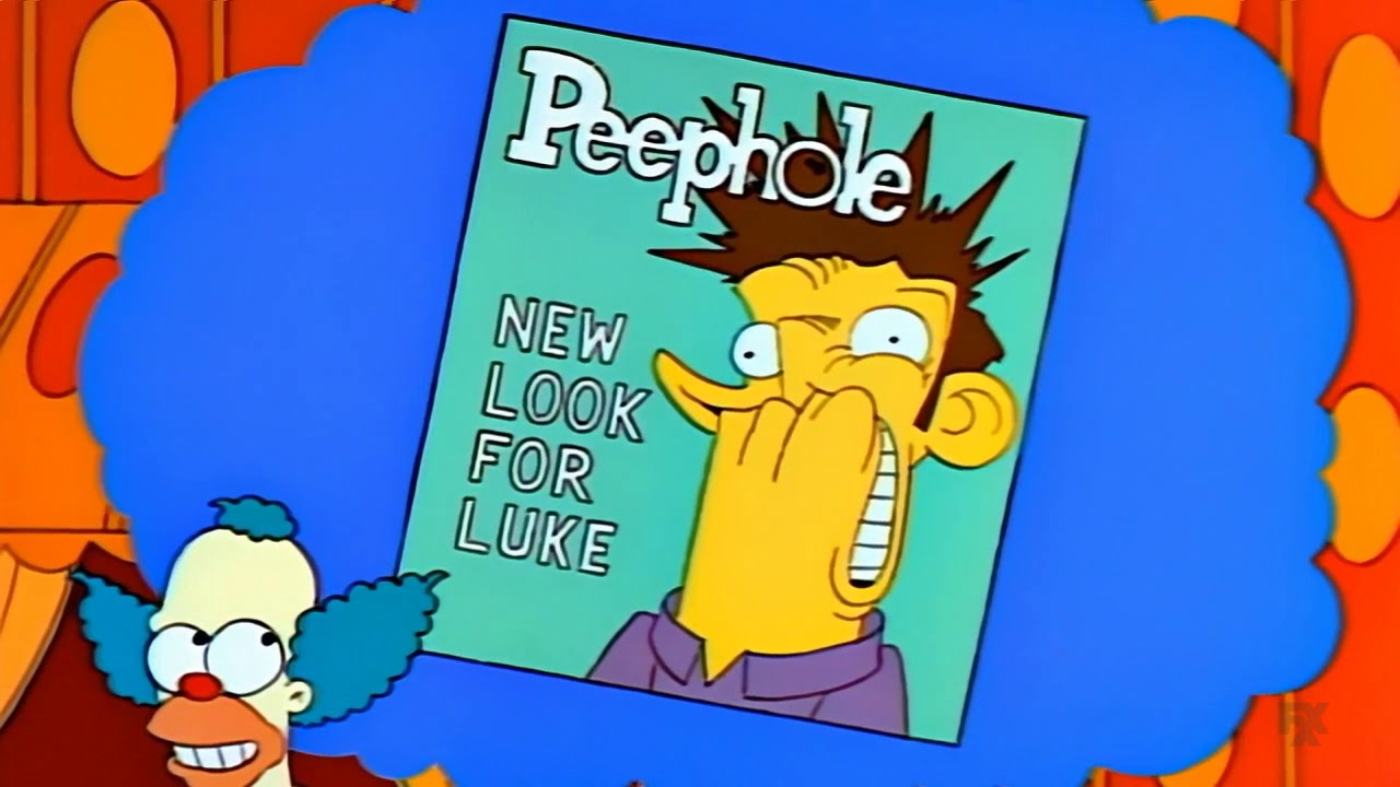 Luke Perry in The Simpsons | Season 4 Ep 22 - YouTube