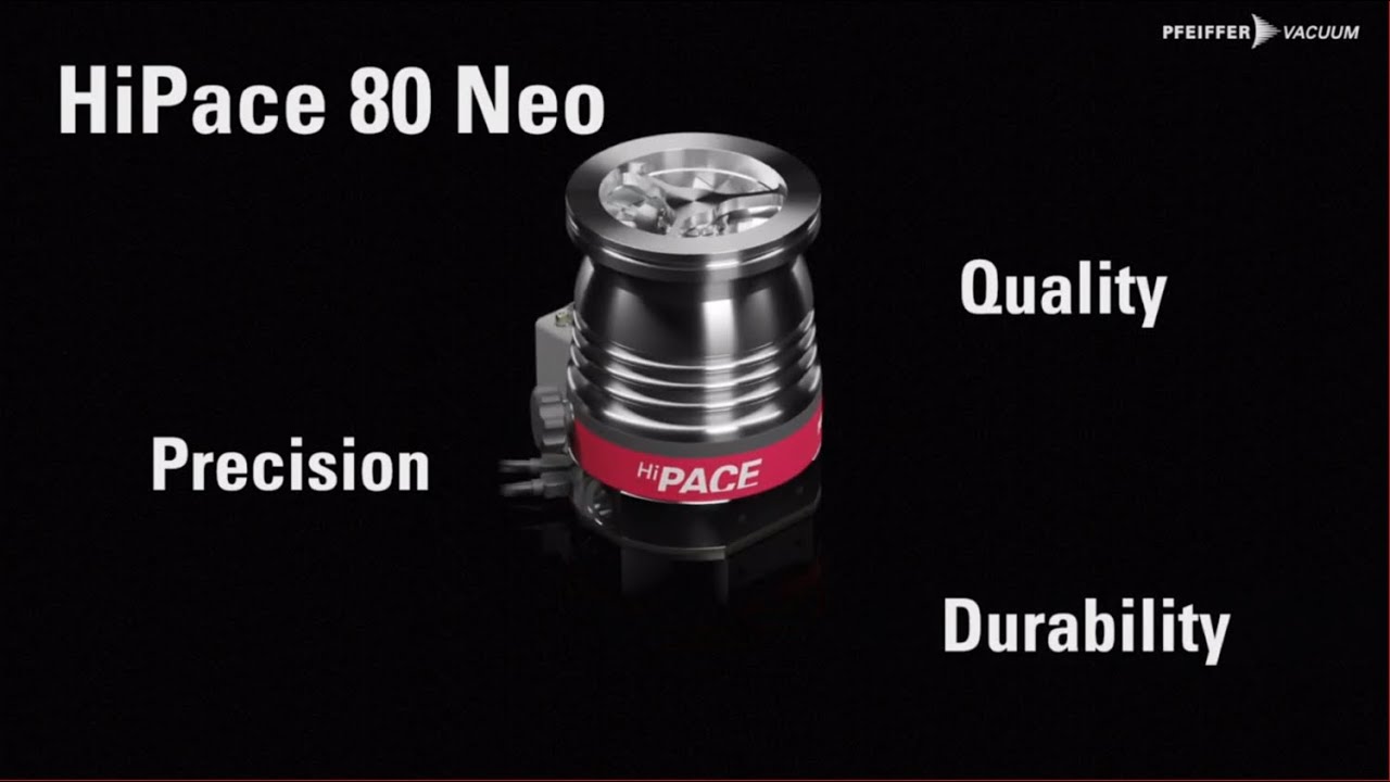 HiPace® 80 Neo - the brand new turbopump in 3D | de Pfeiffer Vacuum+Fab ...