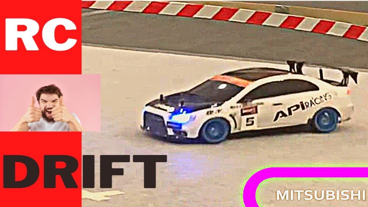 RC CAR MITSUBISHI LANCER RC DRIFTING I OWN RACE TRACK DRIFTING # ...