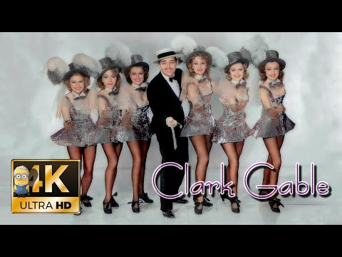 Clark Gable AI 4K Colorized Enhanced - Puttin' On The Ritz (1939)