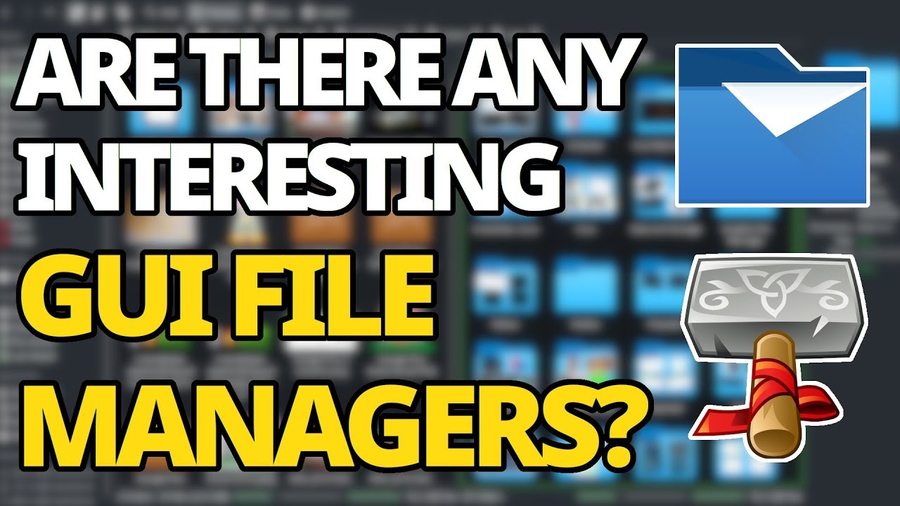 Linux GUI File Managers Are All Pretty Much The Same Program - YouTube