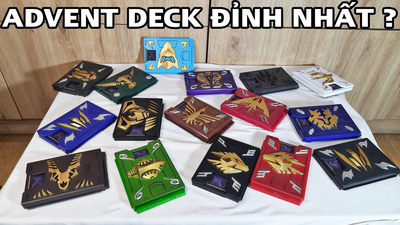 Mình Xếp Hạng Các Advent Deck Trong Kamen Rider Ryuki. CSM V-Buckle ...