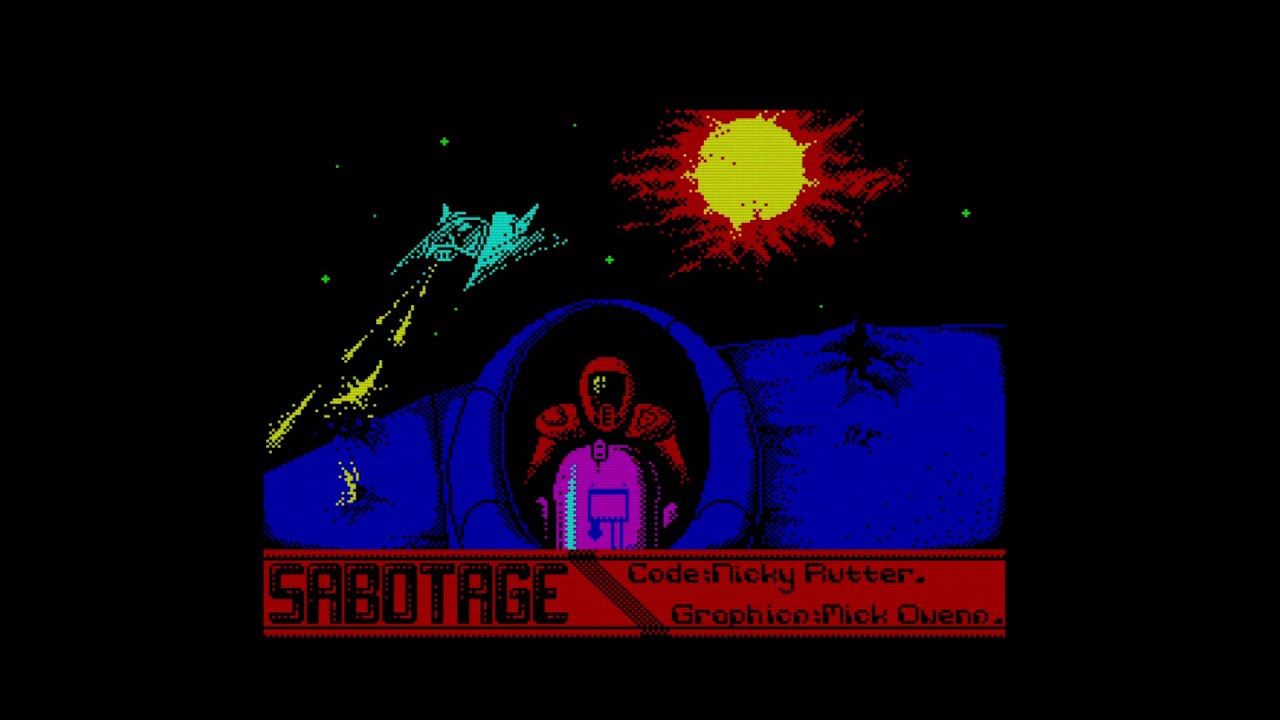 Sabotage - ZX Spectrum - YouTube