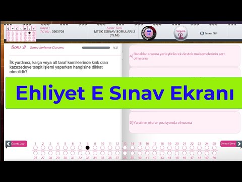 Yazılı Ehliyet Sınavı Nasıl Oluyor? | Soruları(2026) geçilir kullanılır konu anlatımı yapilacak