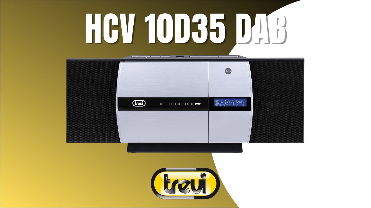 Trevi / HCV 10D35 DAB Hi Fi System DAB+ - YouTube