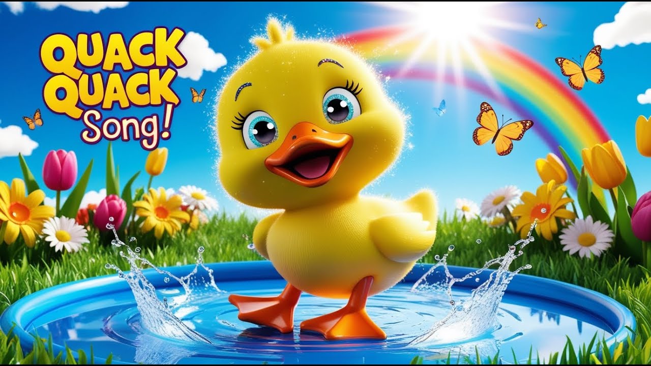 The Little Duck Went Quack Quack Quack 🐤 | Fun Kids Song | Sing Along ...