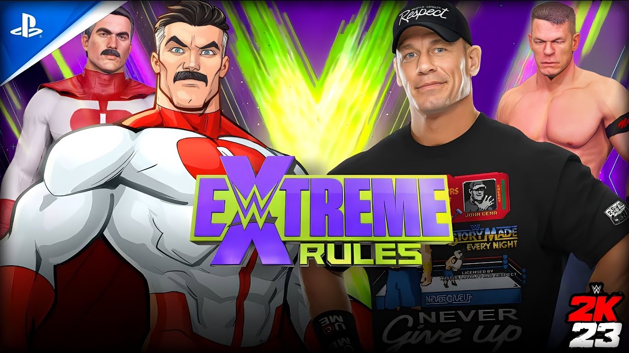 Omniman vs John cena in extreme rules '22 | Defeat Team WWE part-2 ...