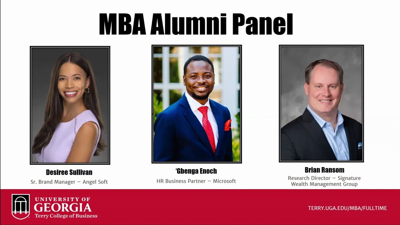 Exploring MBA Career Paths | The University of Georgia Terry College of ...