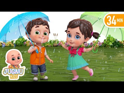 barish aayi cham cham cham - hindi poems - hindi rhymes for children by jugnu kids