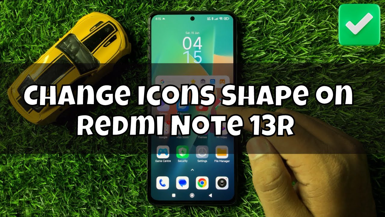 How to Change Icons Shape on Redmi Note 13R / Customiz eicons on Redmi ...