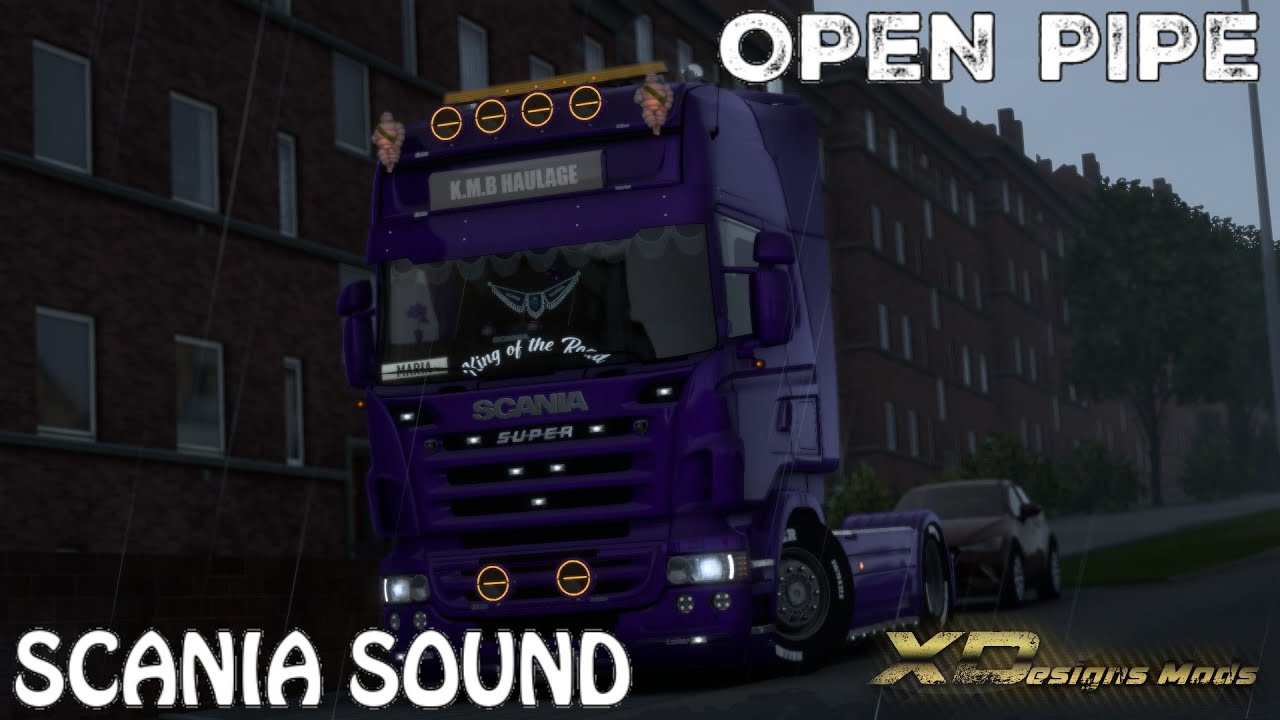 Scania Rjl Sound | Open Pipe Remake For Scania 143 - YouTube