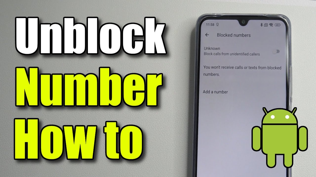 How to Unblock Phone numbers on your Android Phone (Best Method) - YouTube