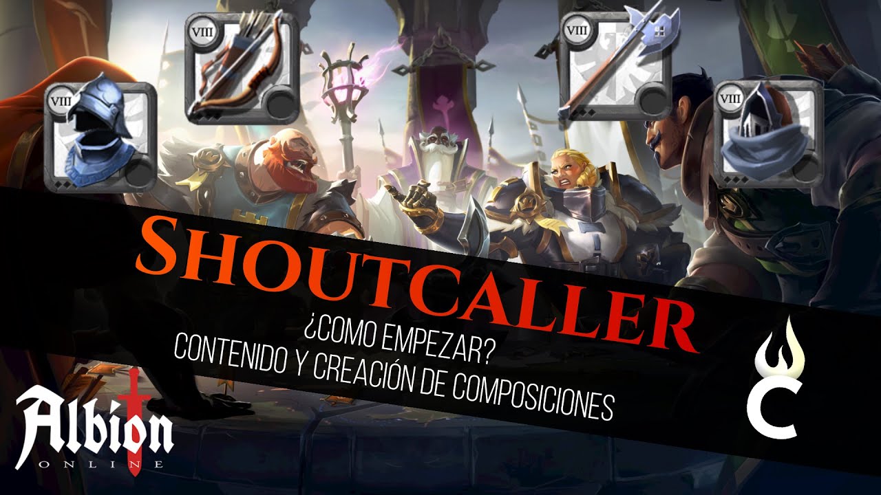 Tutorial Albion Online | Como ser un BUEN Shoutcaller | Contenidos y ...