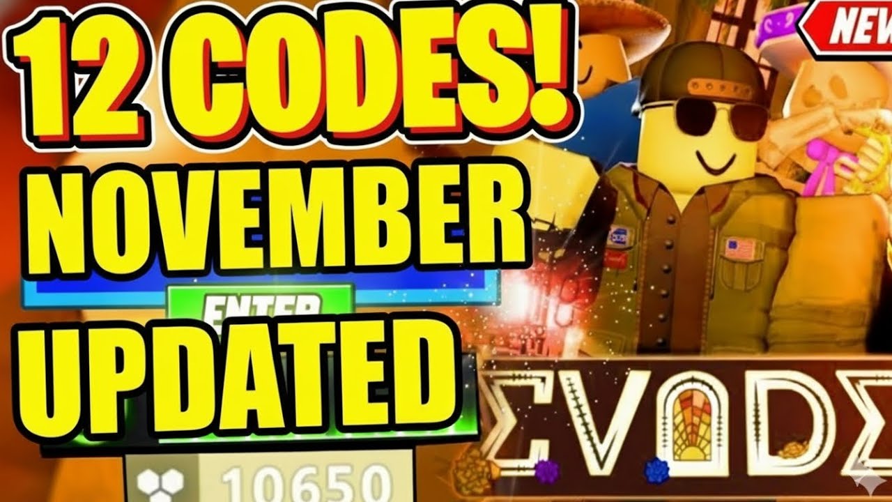 *NOVEMBER* ALL NEW HALLOWEEN 2025 CODES in EVADE! 🎃 (Roblox Evade Codes ...