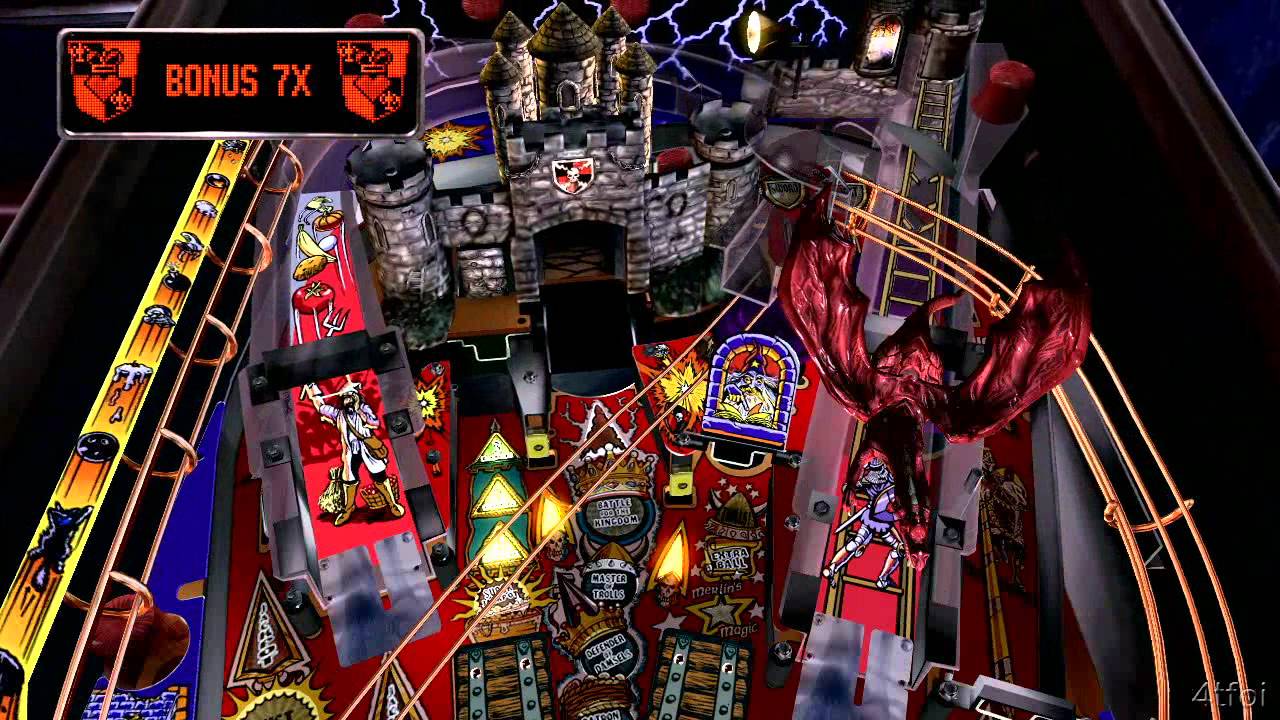 Pinball Arcade Xbox 360 - Medieval Madness Table - YouTube