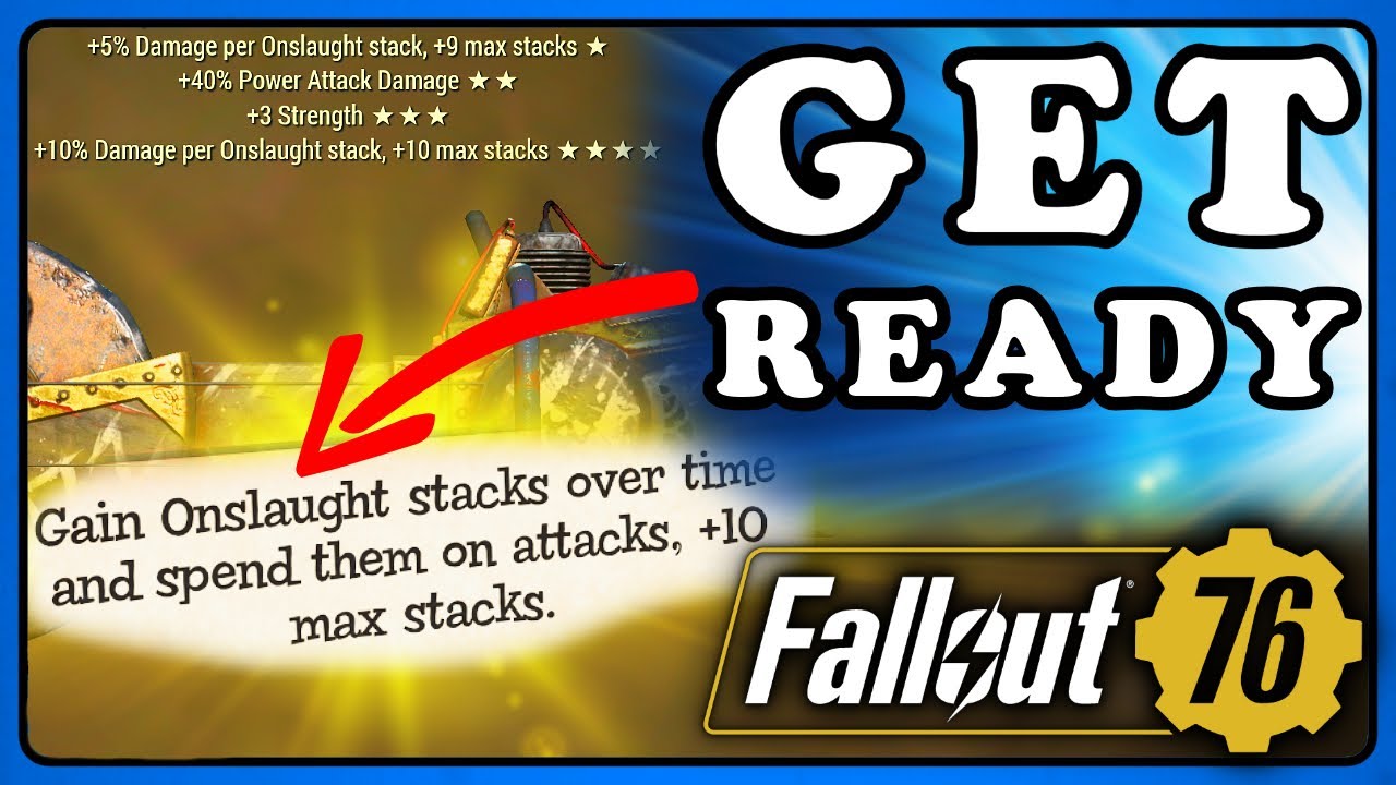 Fallout 76 PTS: Onslaught & Reversed Onslaught - Full Guide - Prepare ...