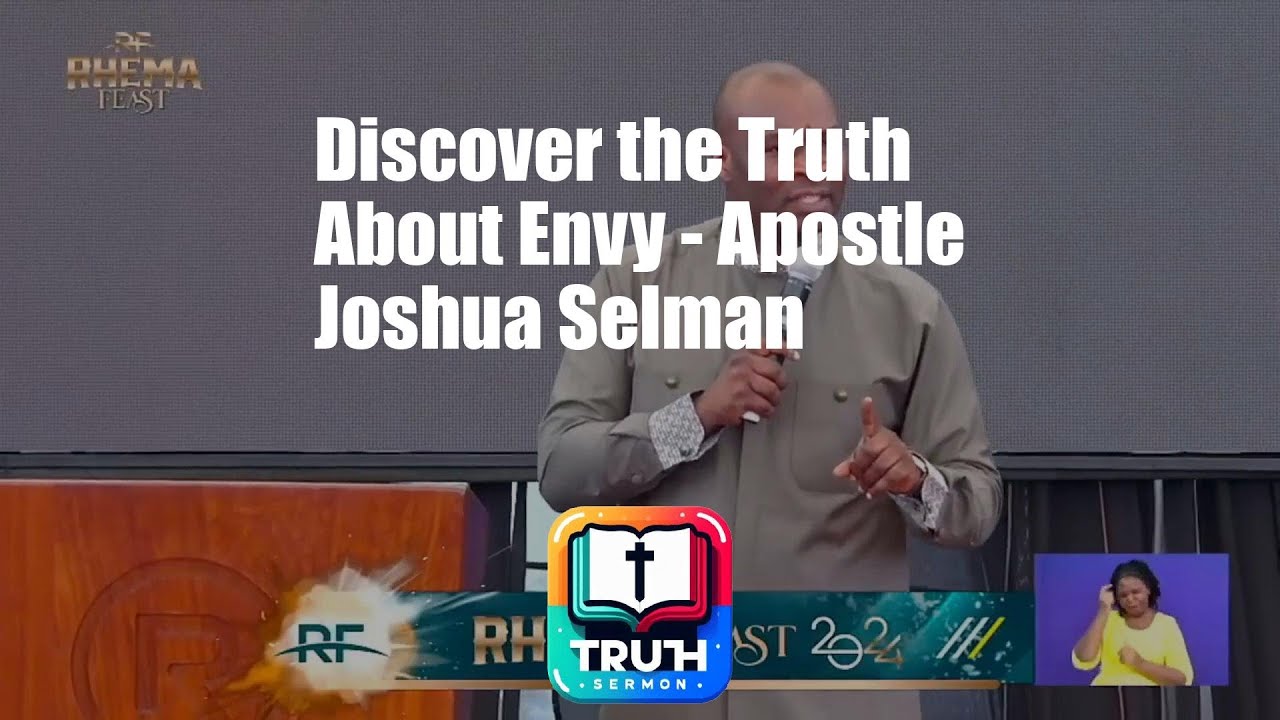 Shocking Revelation The Spirit of Envy Exposed by Apostle Joshua Selman ...